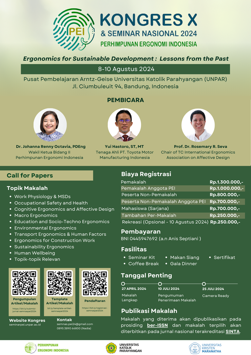 PROGRAM – Seminar Nasional dan Kongres Perhimpunan Ergonomi Indonesia